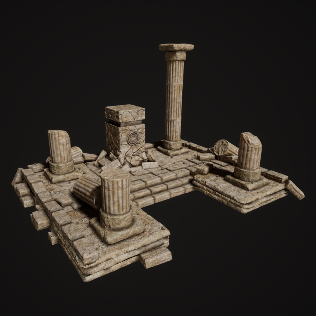 ArtStation - 3D Prop - "Stone Altar"