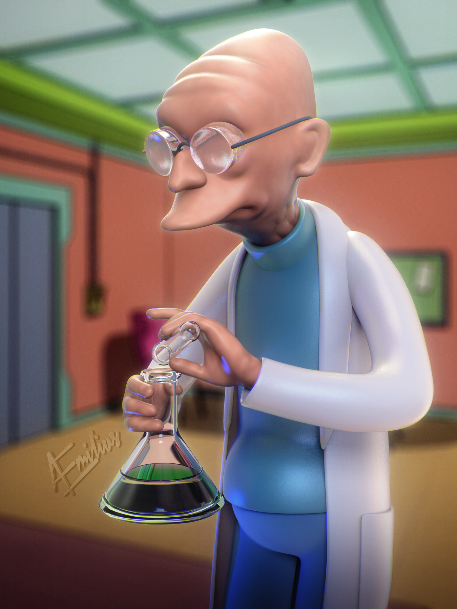 ArtStation - Professor Farnsworth
