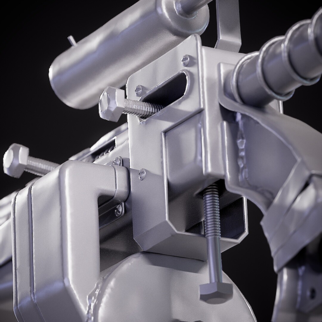 ArtStation - Procedural Pipe Weapons