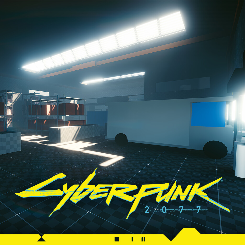 ArtStation - Cyberpunk 2077 Level Design - Revere Courier Service from ...