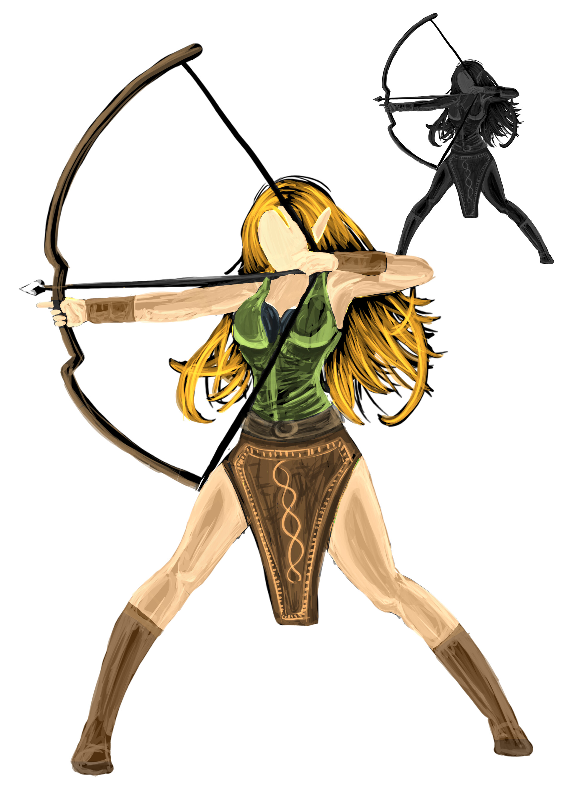 ArtStation - Elf character concept art