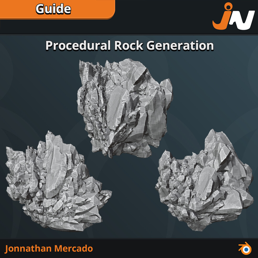 ArtStation - Procedural Rock Creation - Geometry Nodes