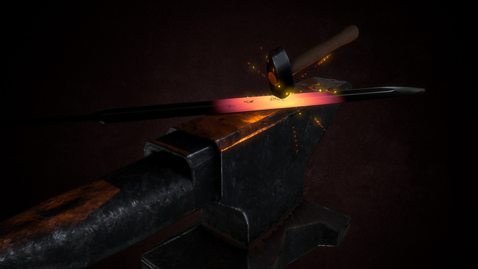 ArtStation - FORGED IN FIRE - DIORAMA