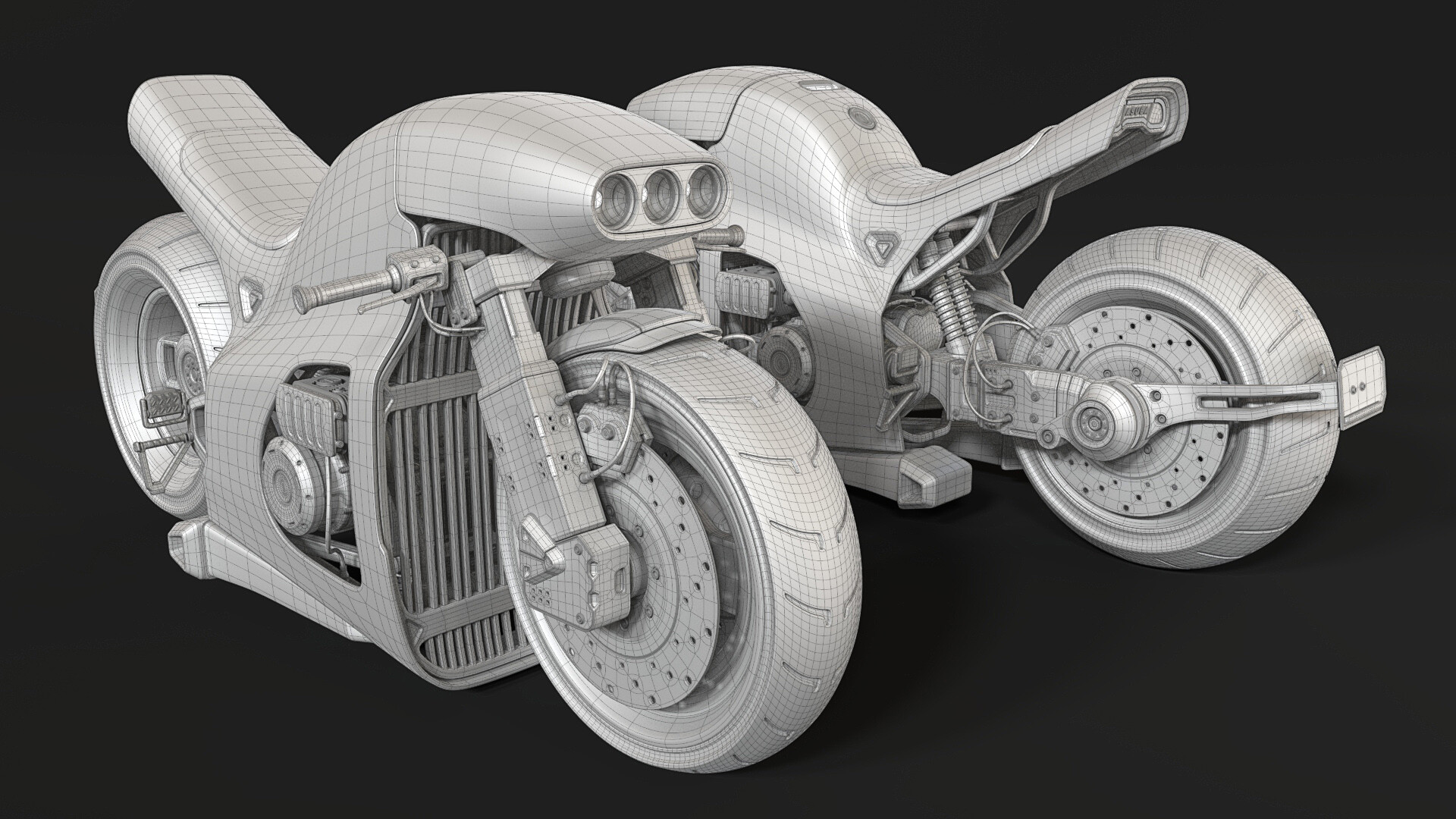 ArtStation - Cyberbike - ASUBA