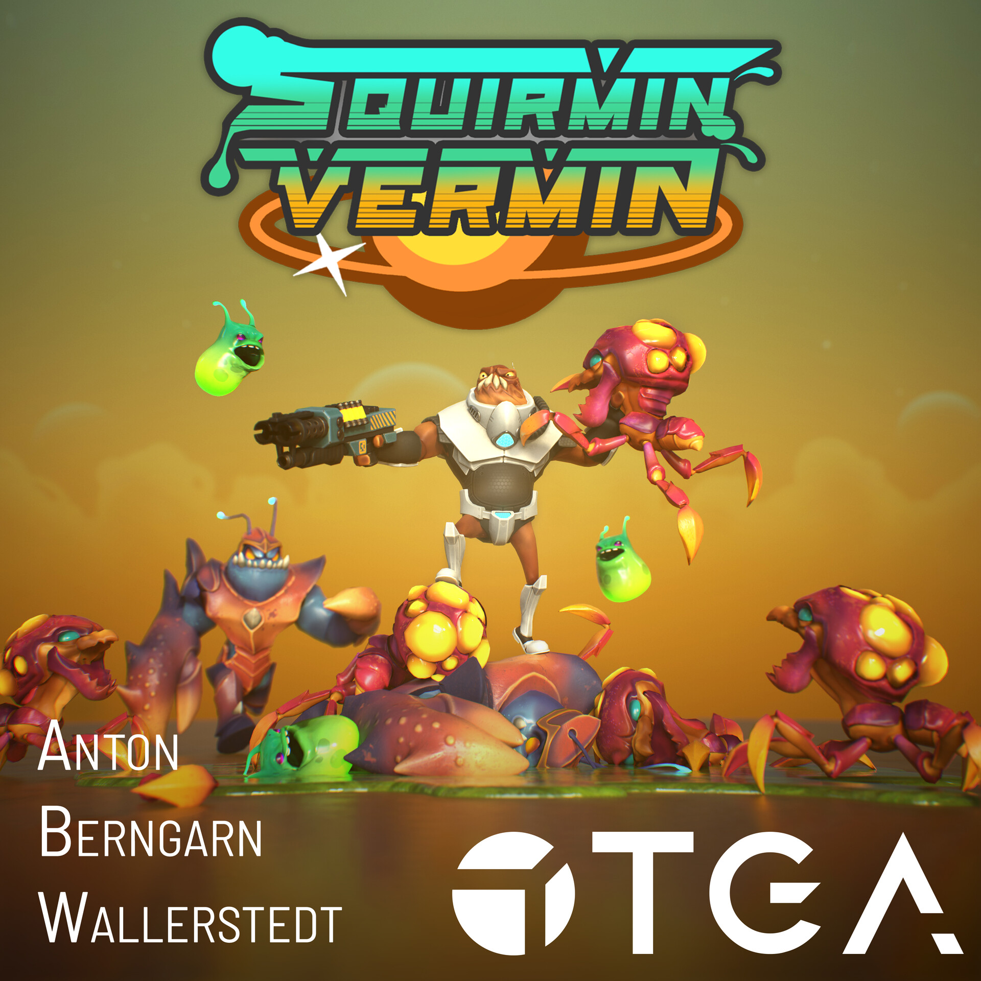 ArtStation - Squirmin' Vermin (Game Project 07 at TGA)
