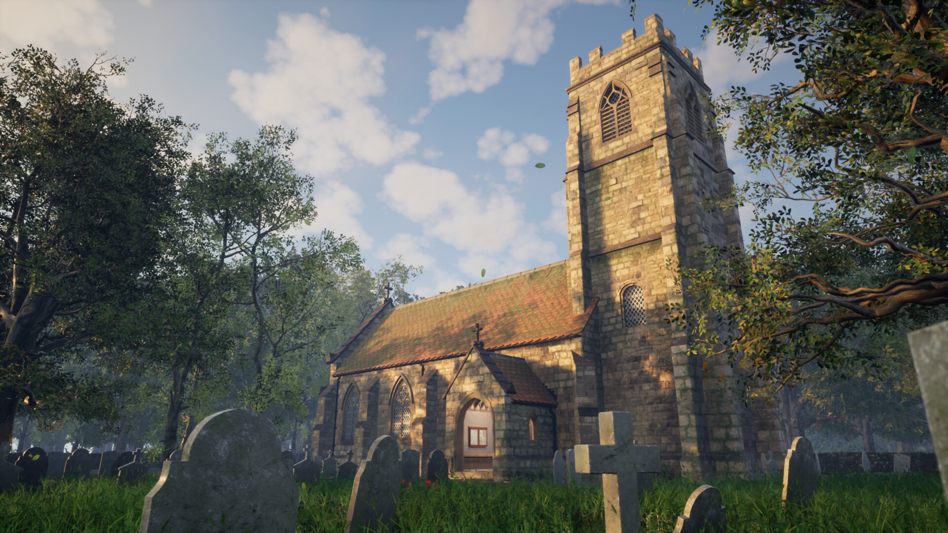 ArtStation - Churchyard Environment