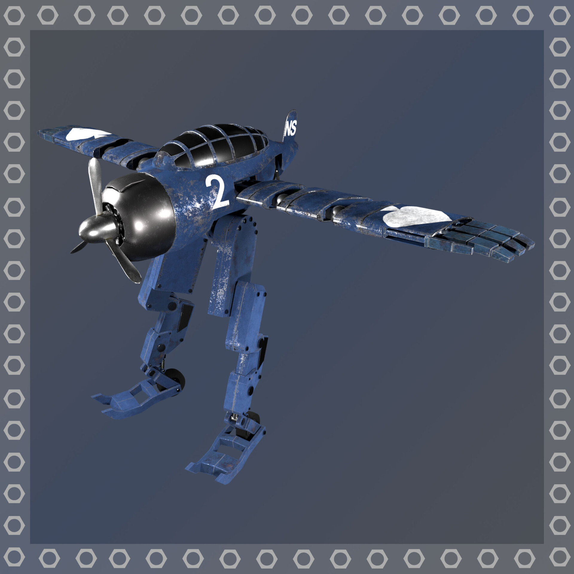 ArtStation - Robot-Plane