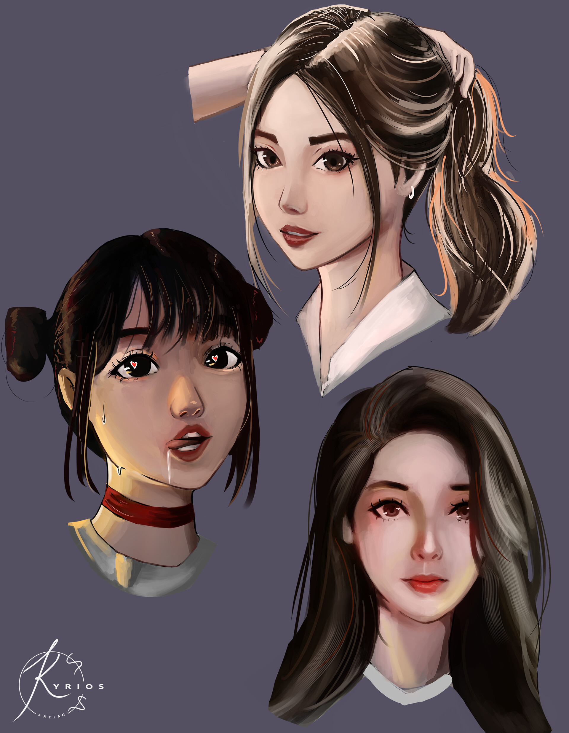 ArtStation - Hair study!