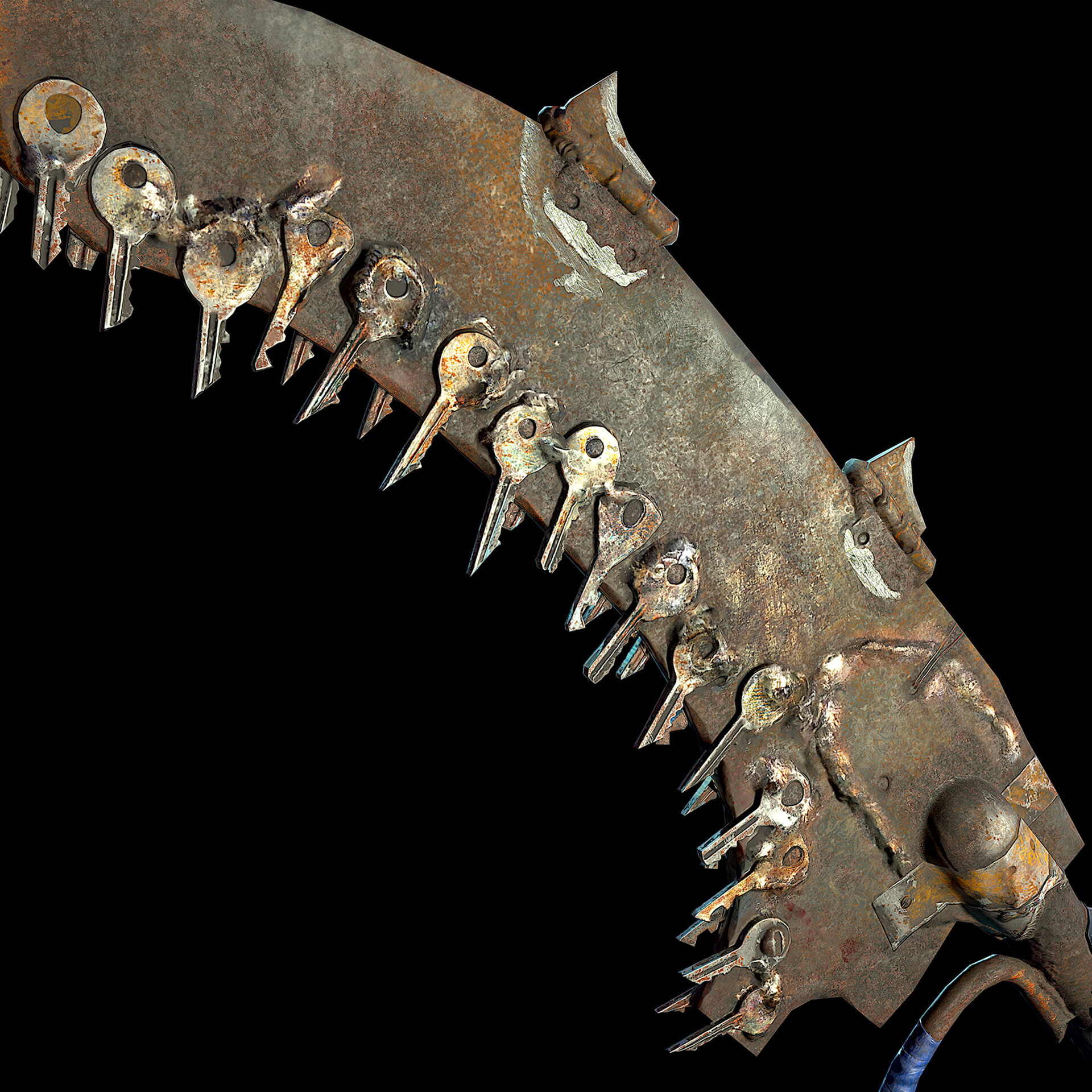 ArtStation - Post apocalyptic brutal sword