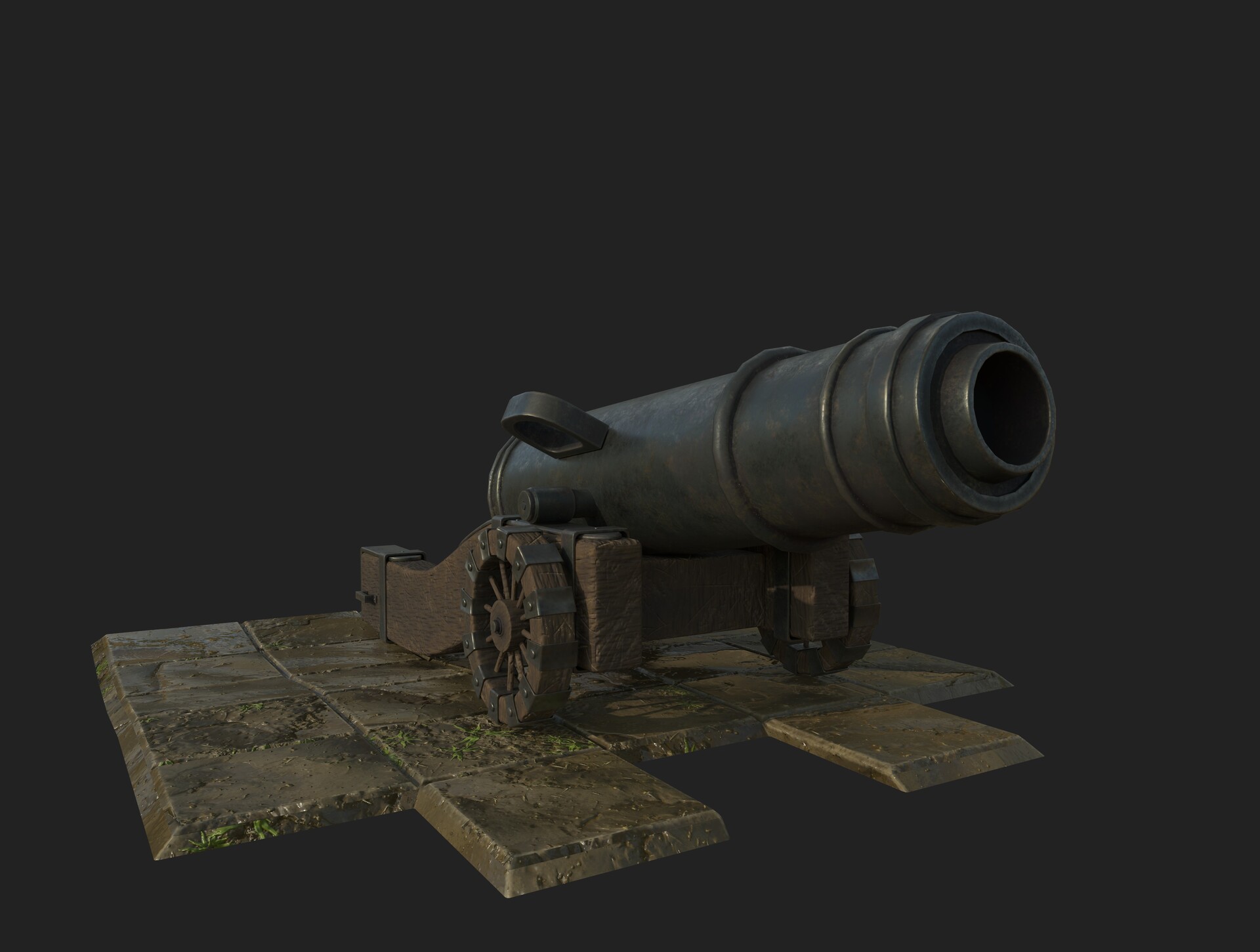 ArtStation - Fort Cannon 3D Model