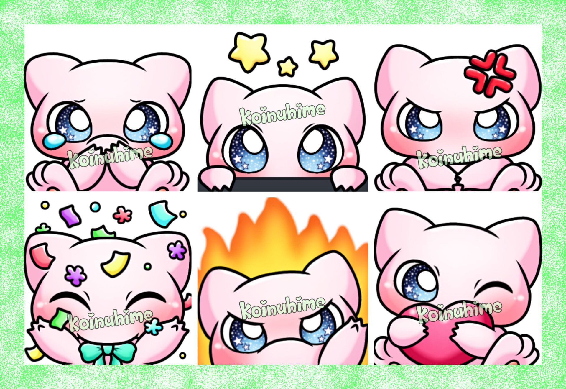 ArtStation - Mew Emotes