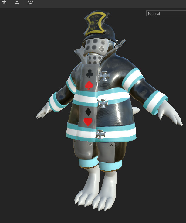 ArtStation - Fire Force Outfit