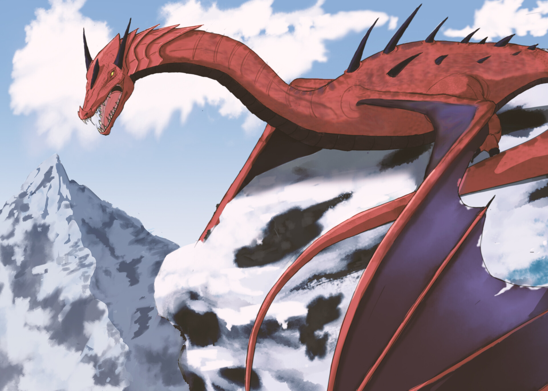 ArtStation - Dragon Peak