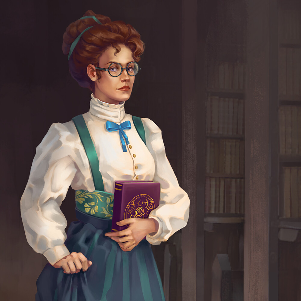 ArtStation - Librarian character concept