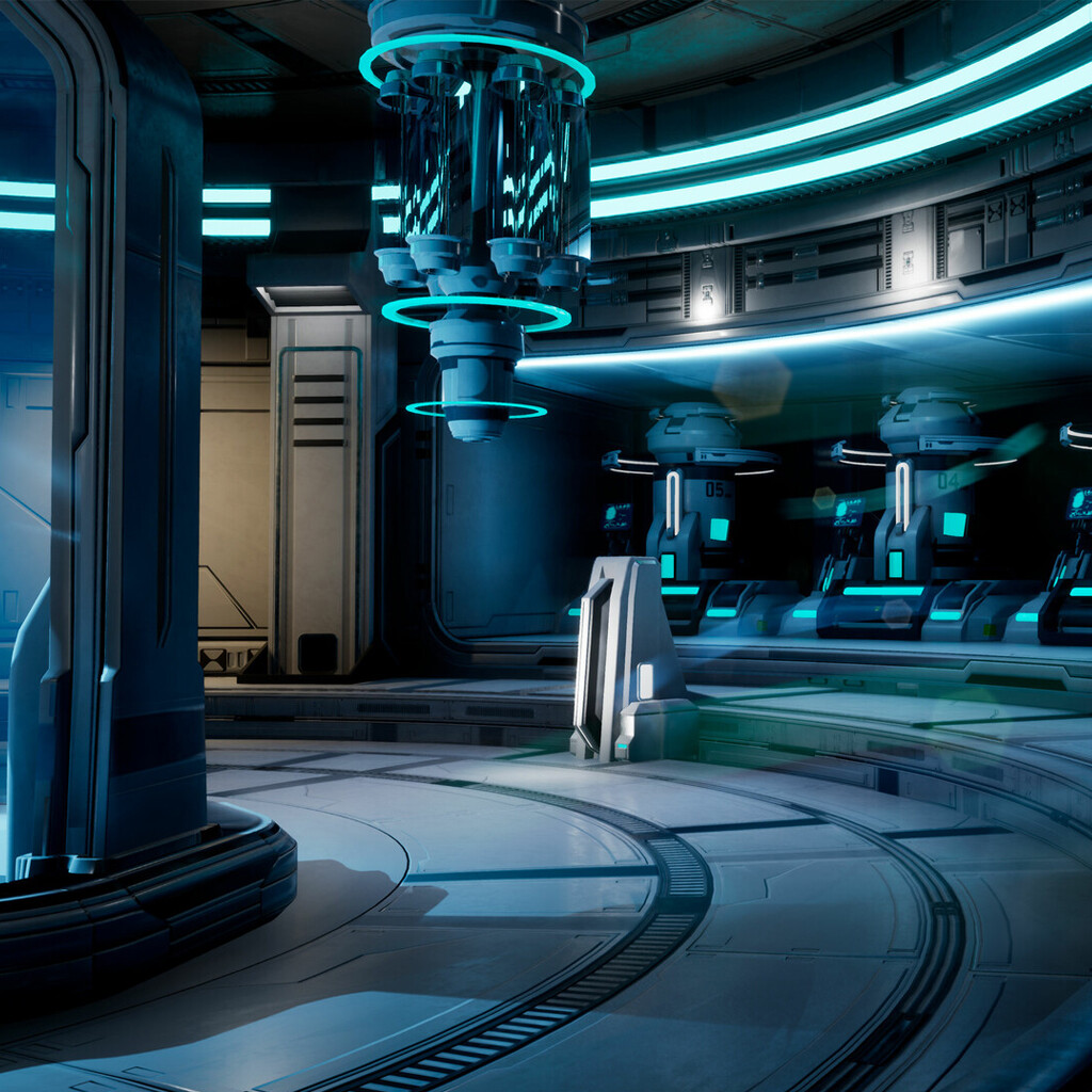 ArtStation - Reactor Room - Scifi interior