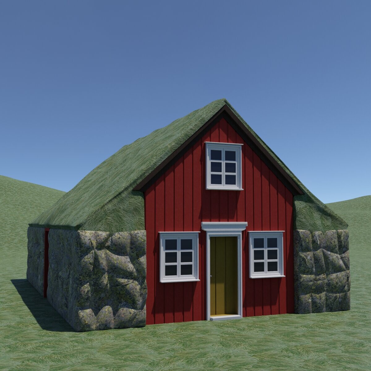 ArtStation - 3D Turf house