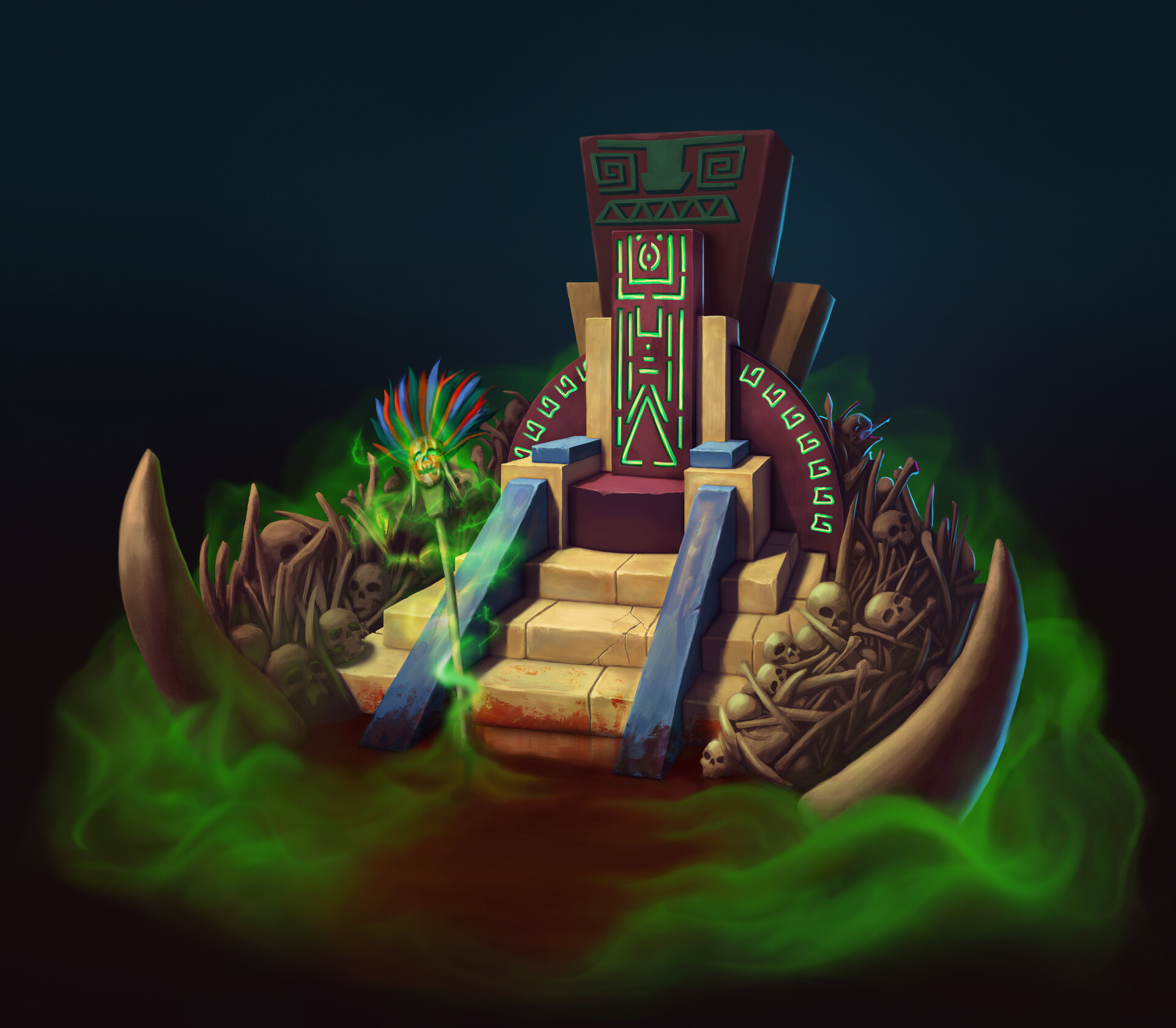 ArtStation - Maya Witch Throne