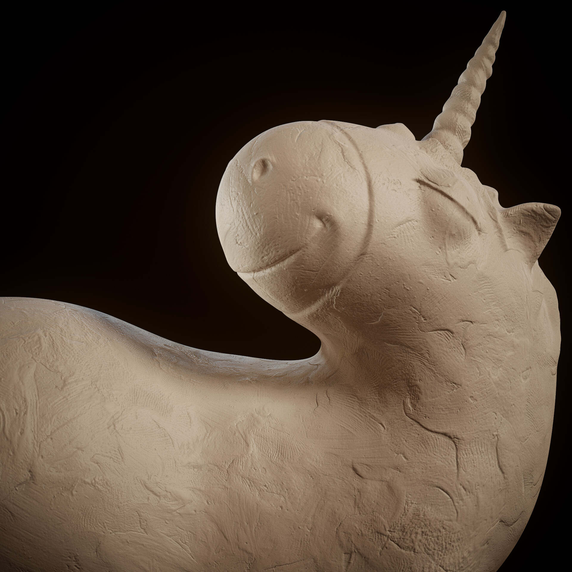 ArtStation - Clay unicorn