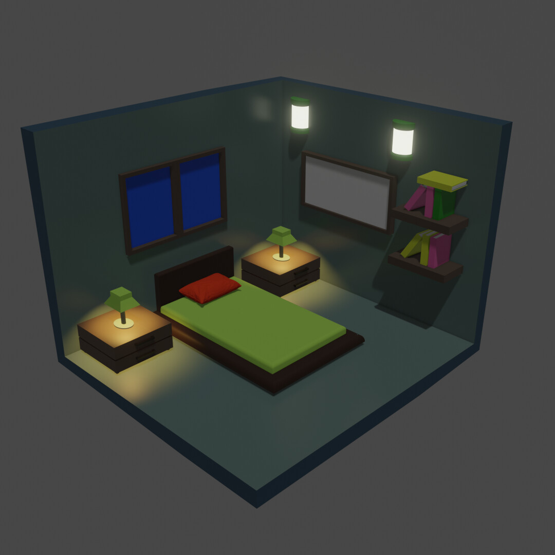 ArtStation - 3D Kid room