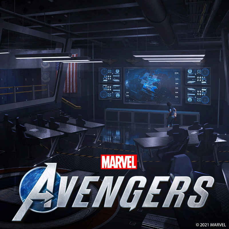 ArtStation - Marvels Avengers: Helicarrier - Ready Room