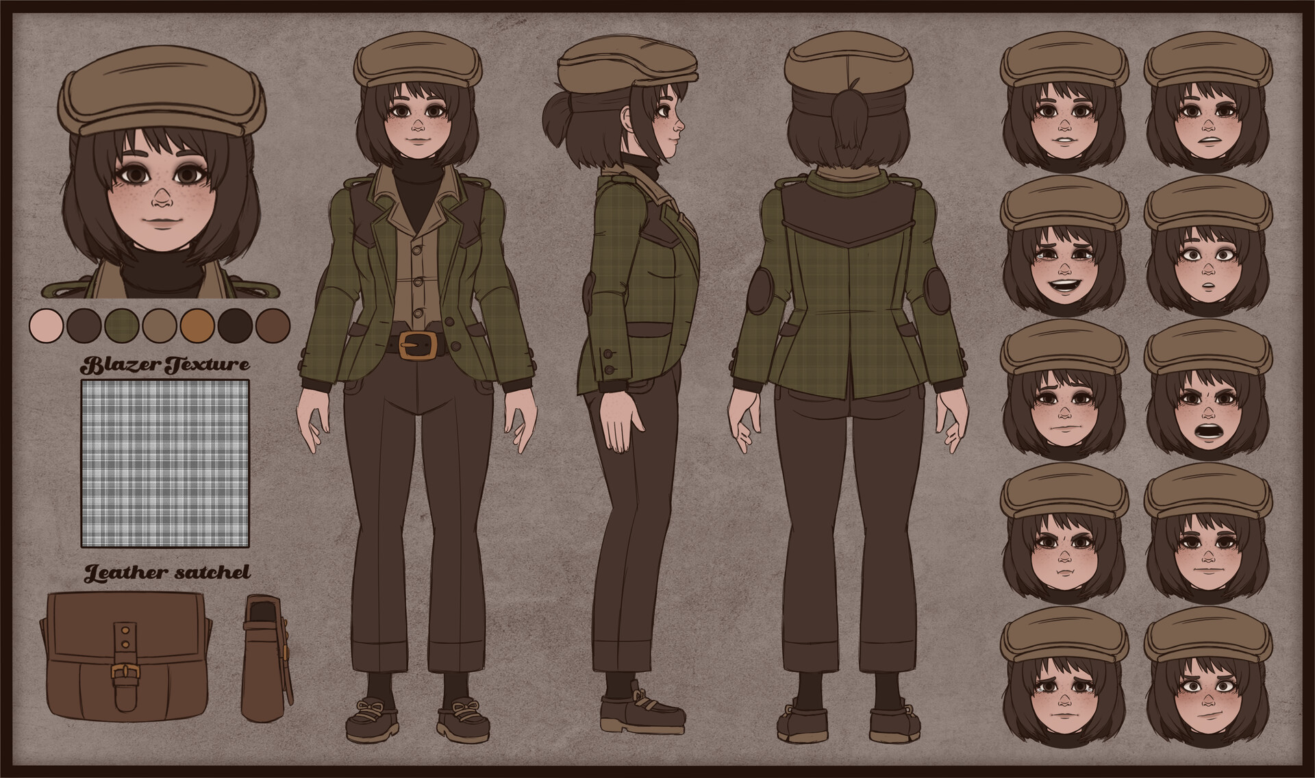 ArtStation - Aiko - Character Ref Sheet