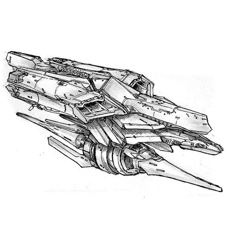 ArtStation - Space Ship Works 3