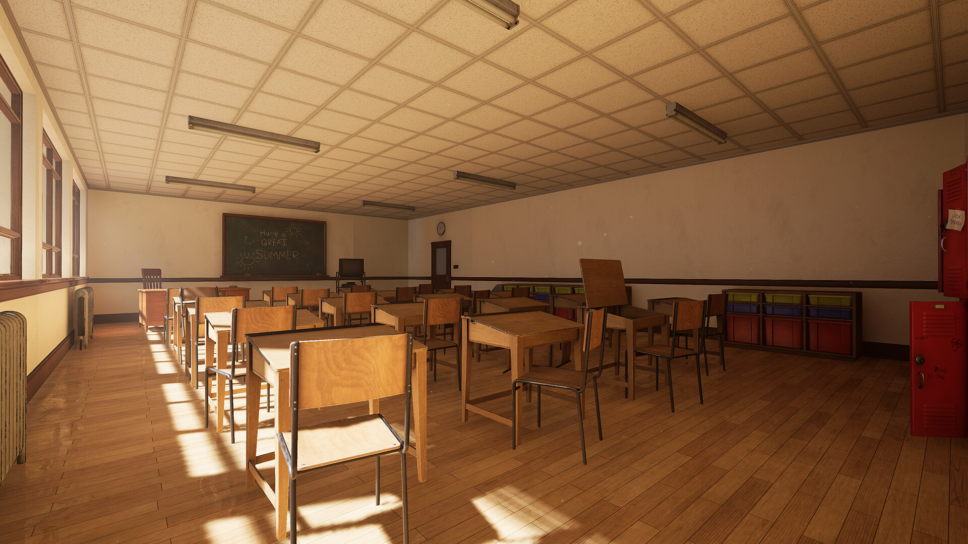 ArtStation - Classroom Props