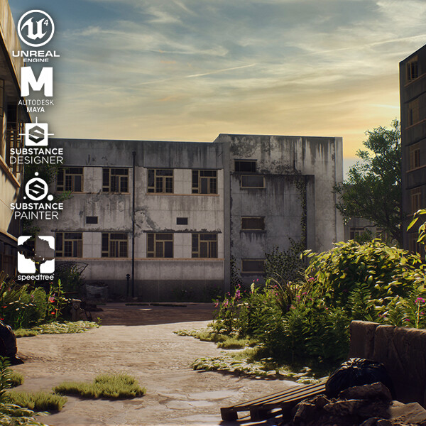 ArtStation - [NEW RELEASE] Post-Apocalyptic Game Environment - In-Depth Tutorial Course