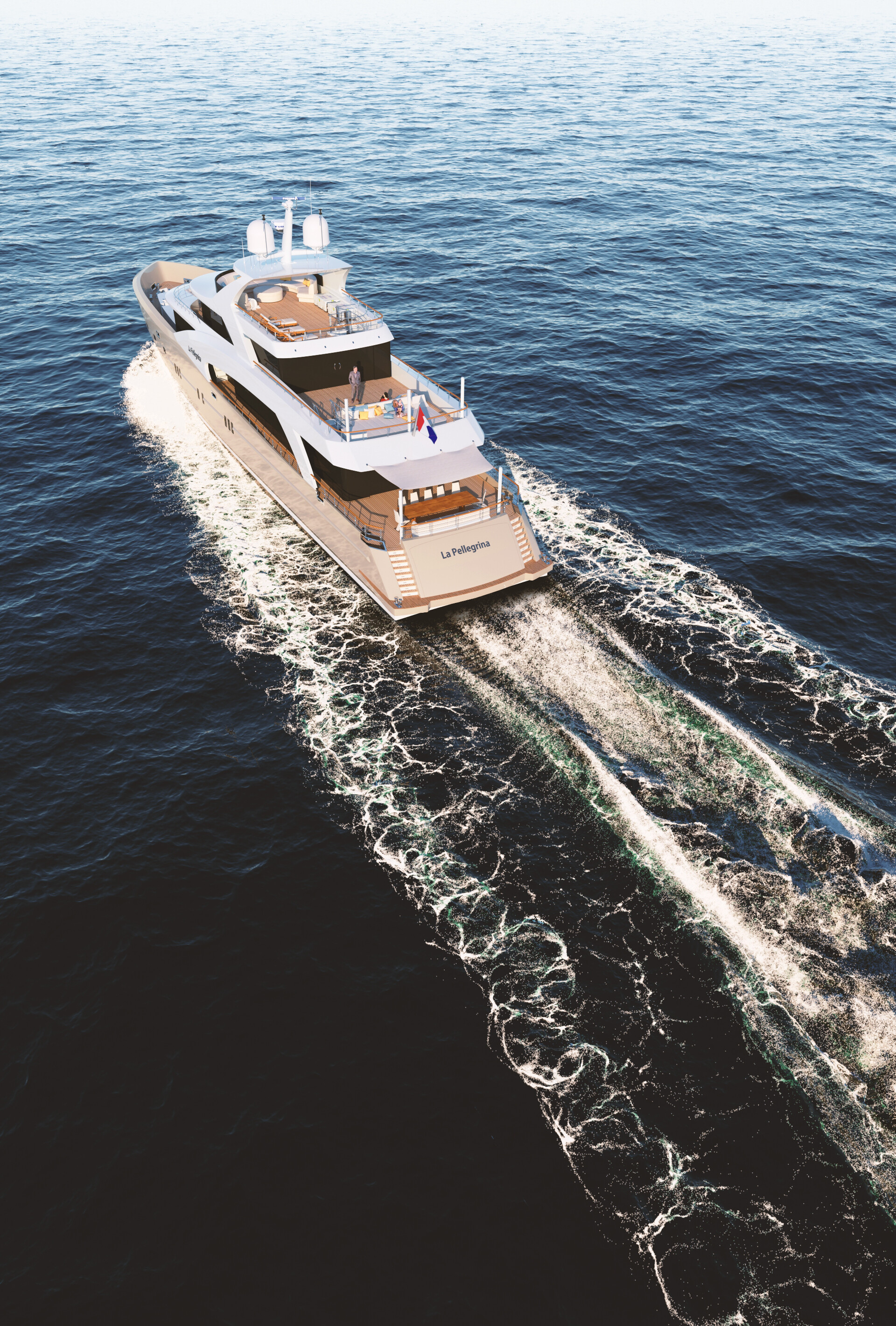 ArtStation - Couach 5000 FLY Yacht. Visualization project