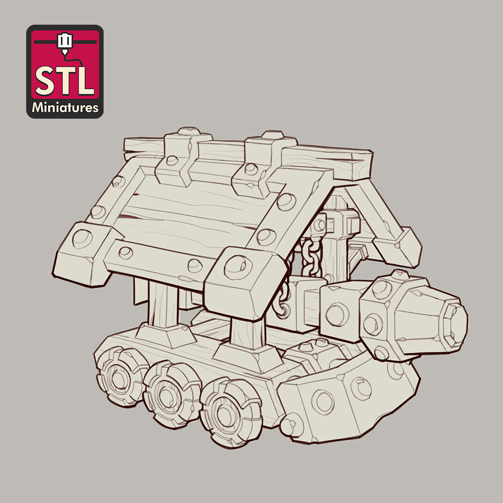 ArtStation - Siege weapons