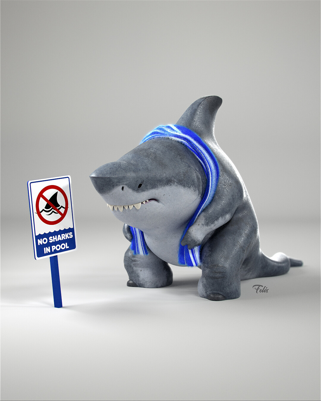 ArtStation - No Sharks in Pool
