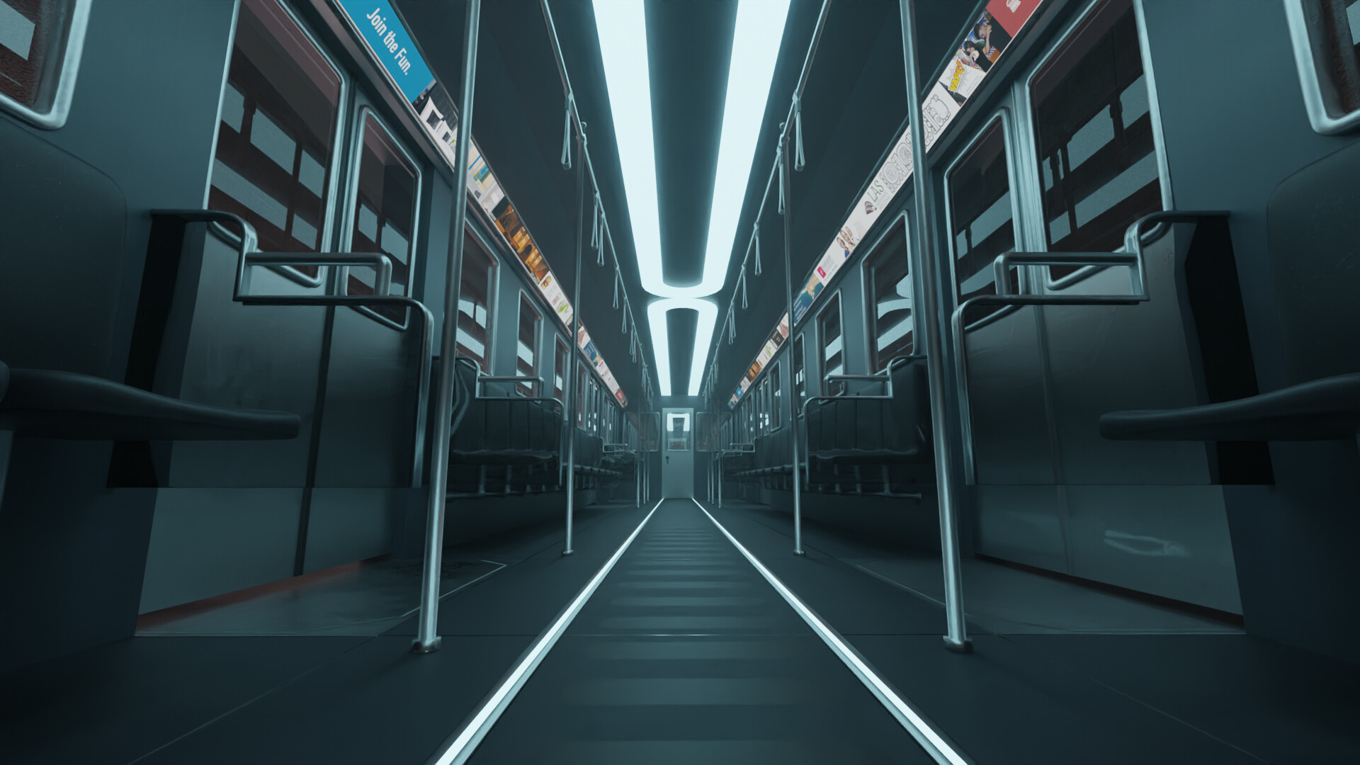 ArtStation - Train Interior