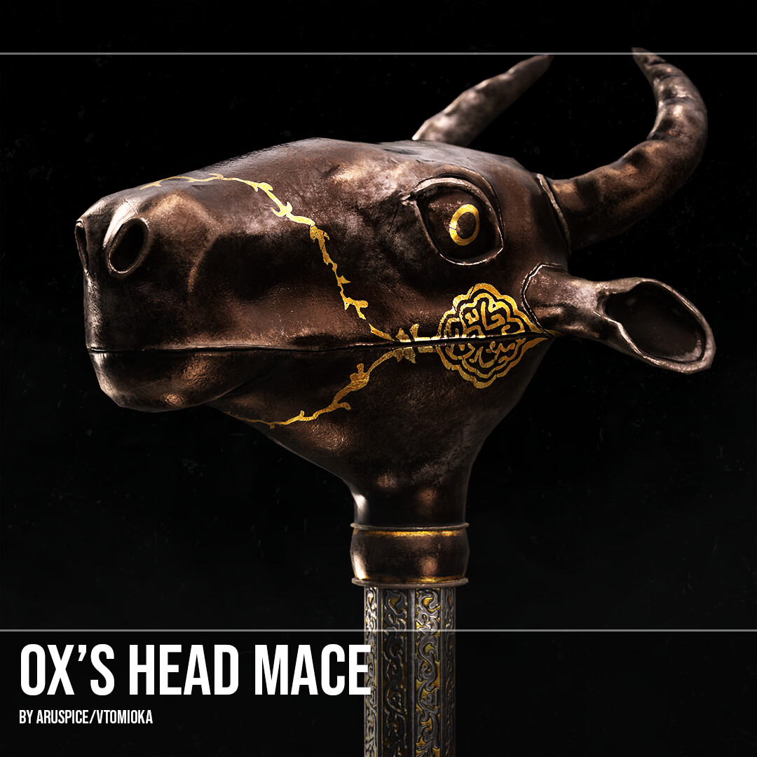 ArtStation - Ox's Head Mace