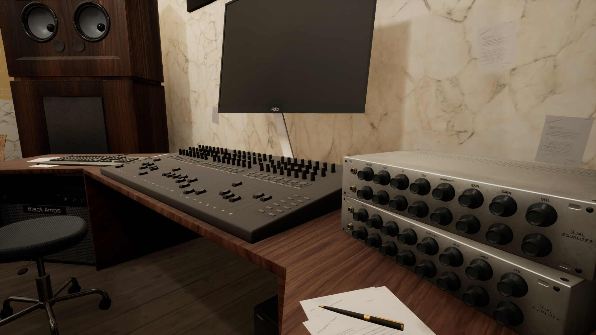 ArtStation - Music Studio Interior in Unreal Engine