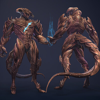 ArtStation - Armor_practice 3D- Zombot Studio