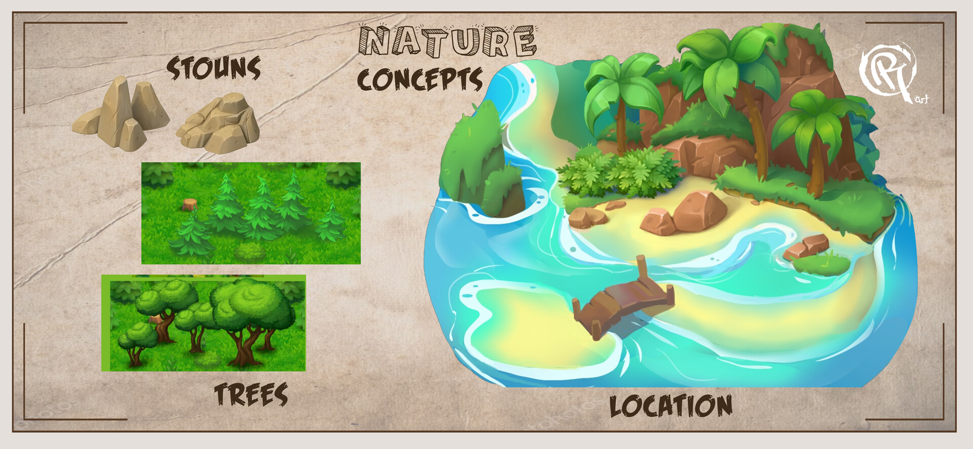 ArtStation - Concepts for casual game