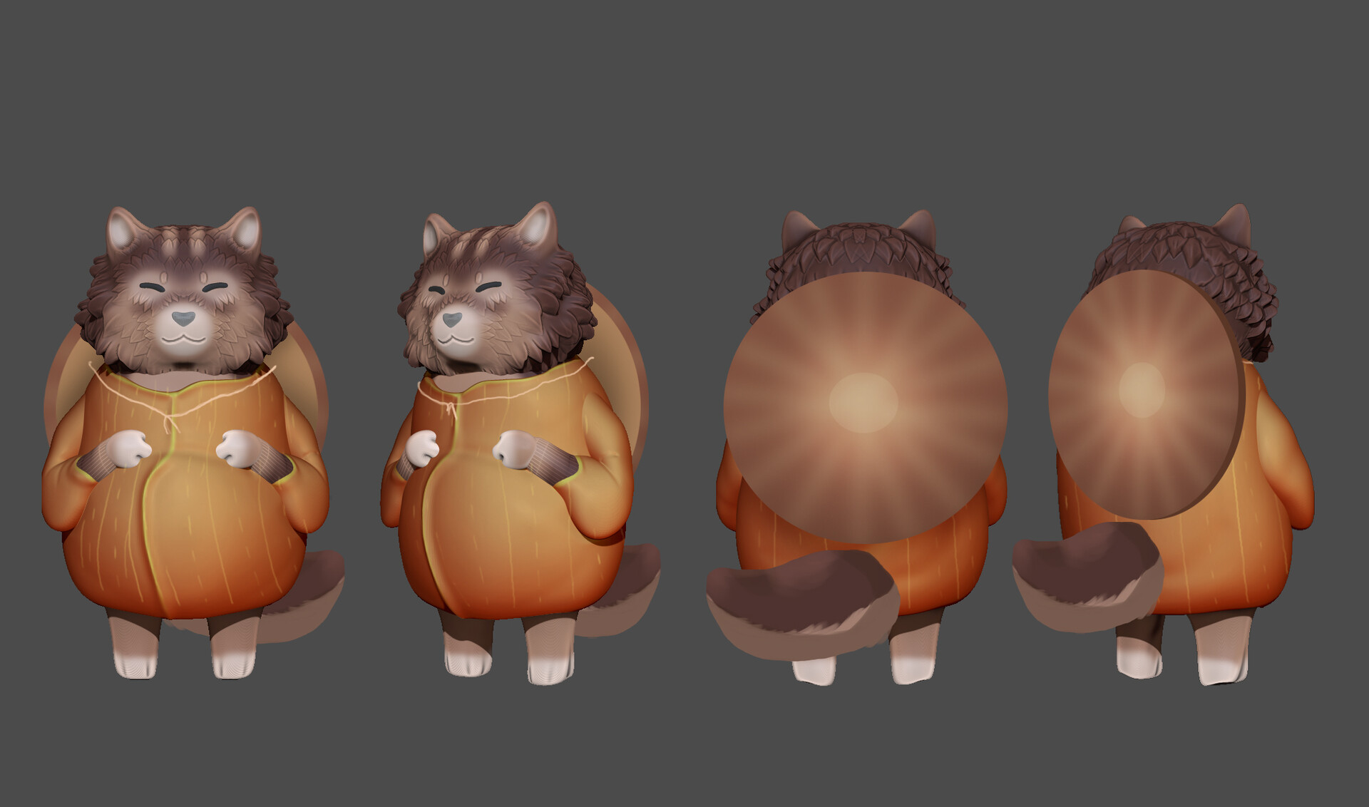 ArtStation - Final Year Project - Tanuki Design