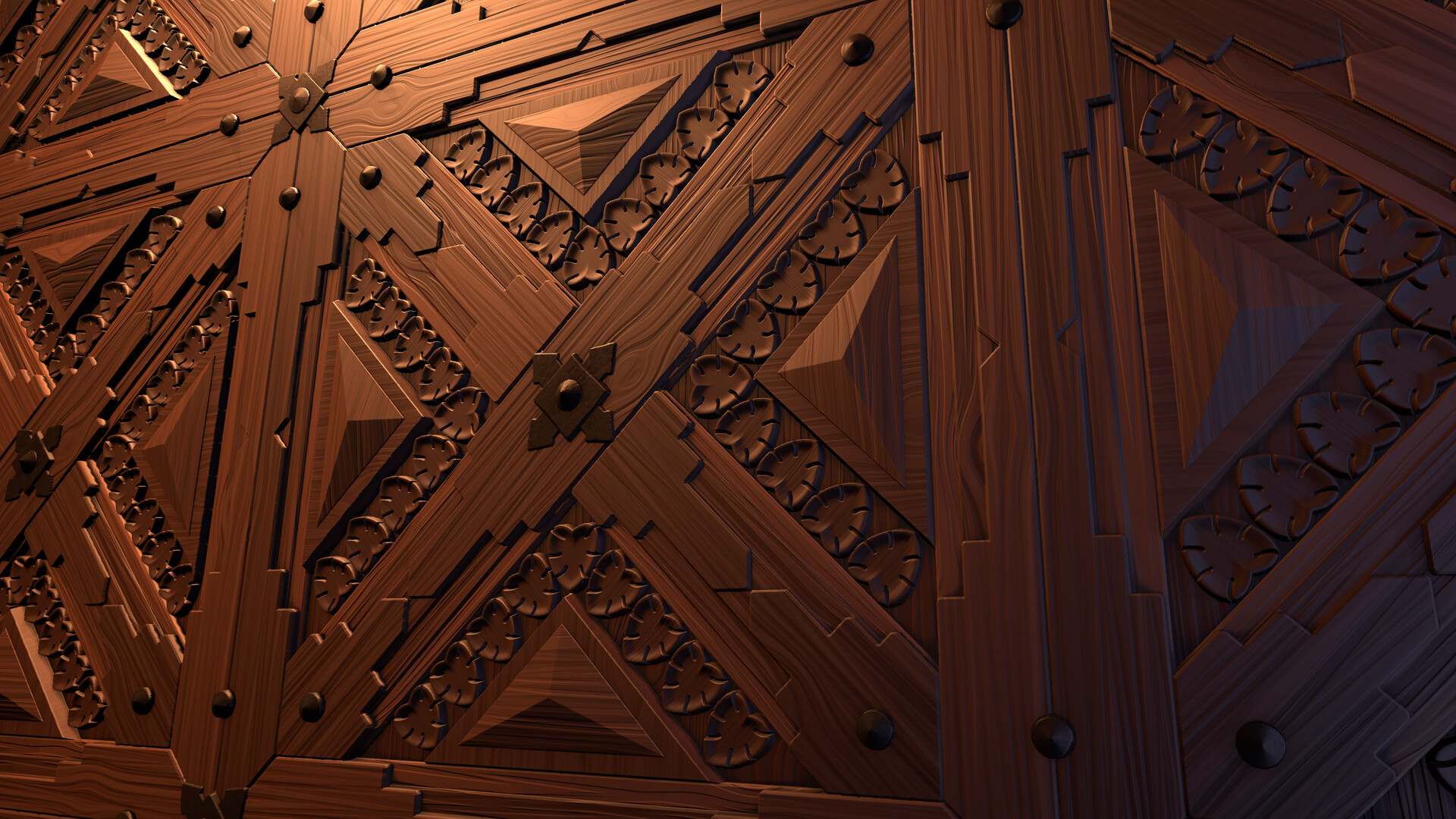 ArtStation - Stylized Wood pattern