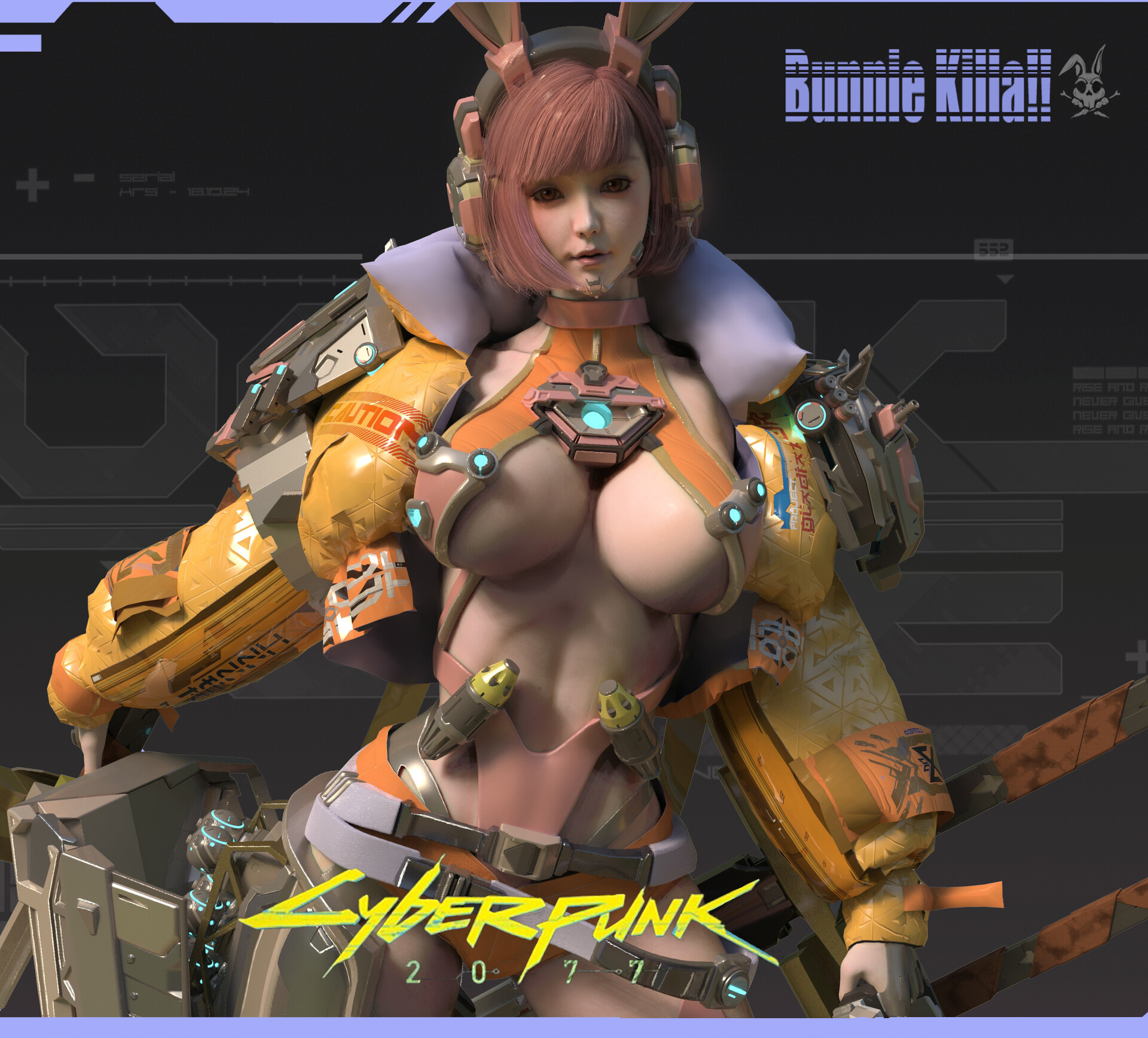 ArtStation - Cyborg Bunnie Killer Ver. Prototype