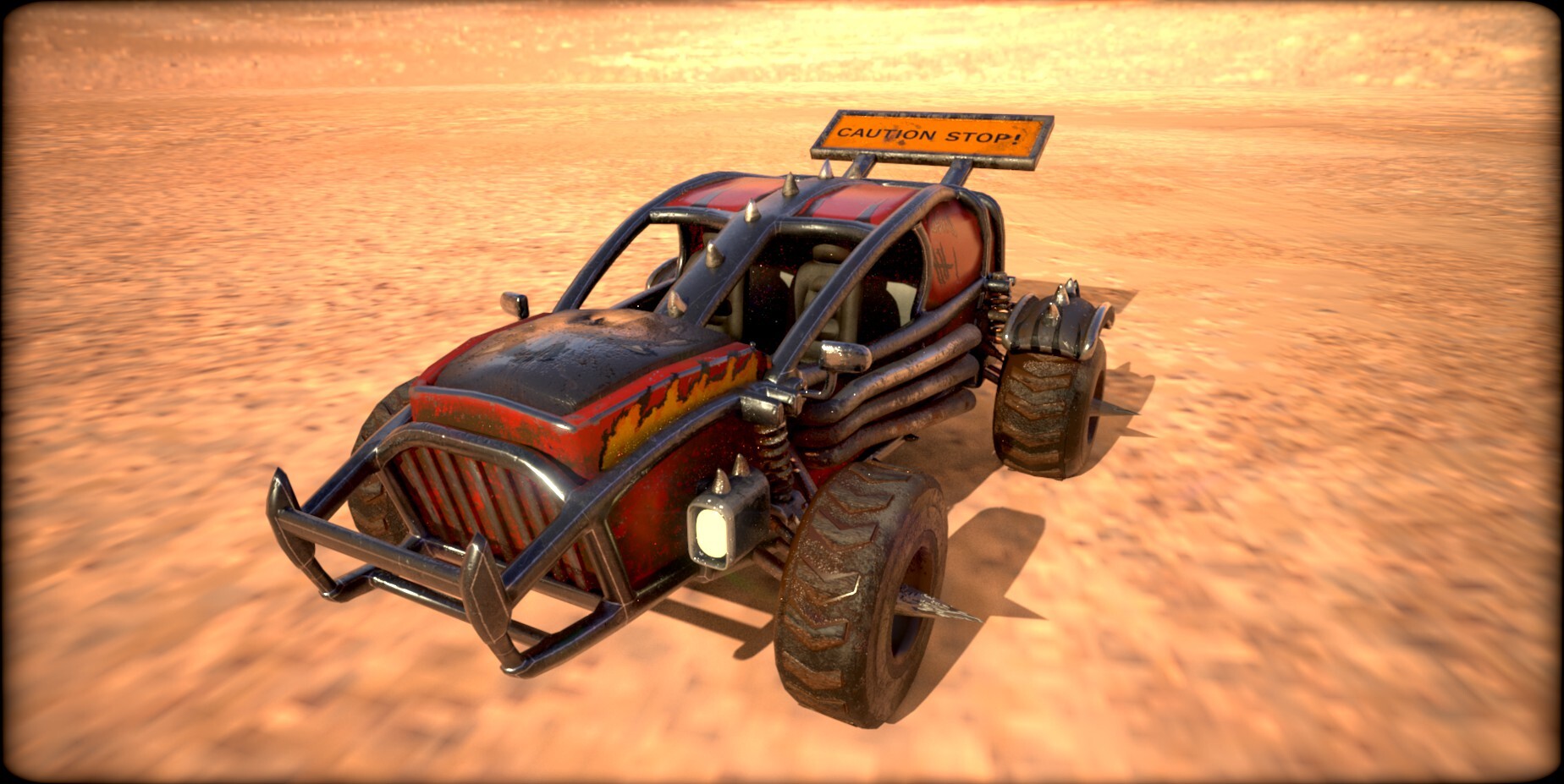 ArtStation - 'Hedgehog' Doom Buggy