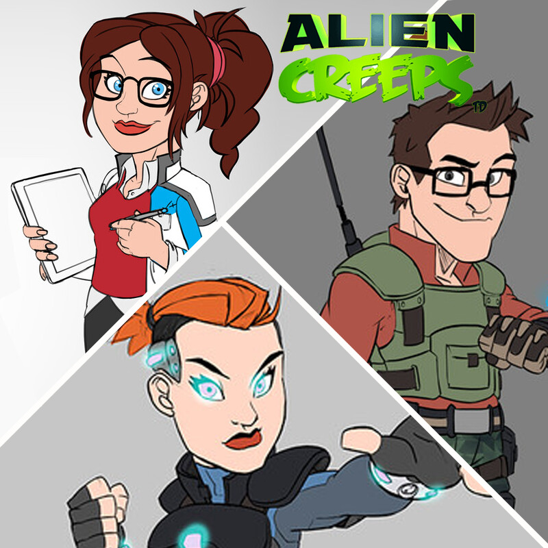 ArtStation - Alien Creeps designs