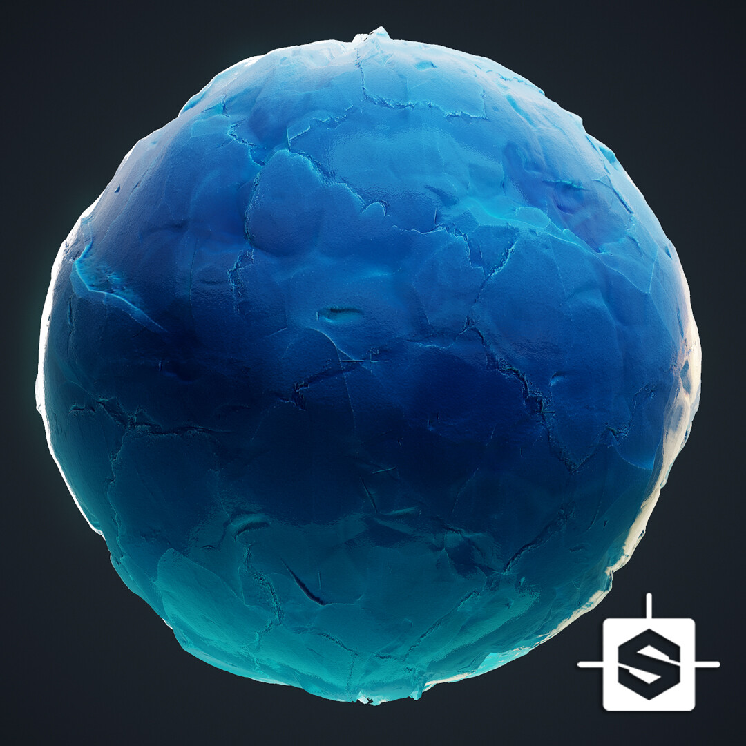ArtStation - Material - Stylized Ice