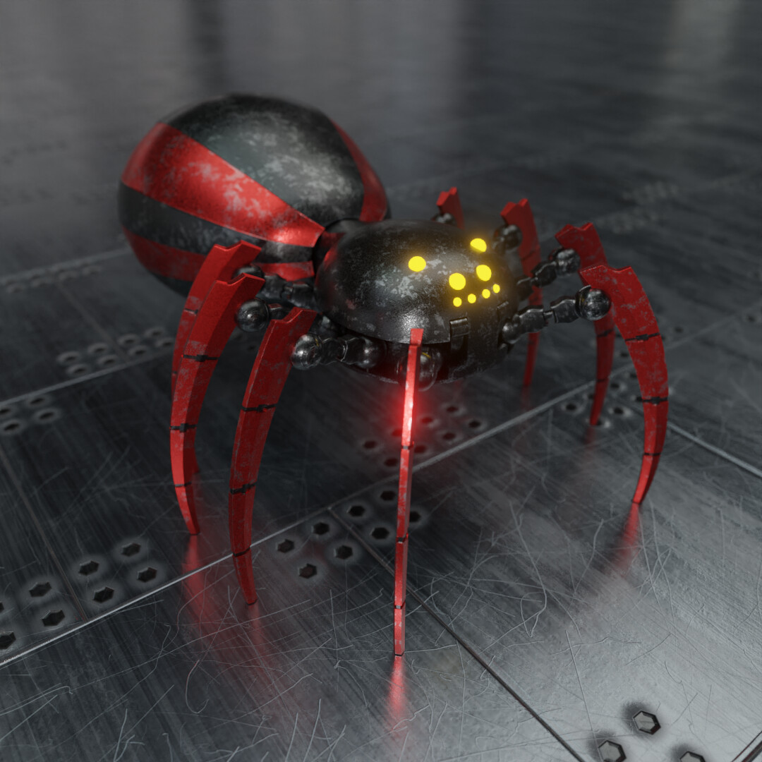 ArtStation - Spider Robot