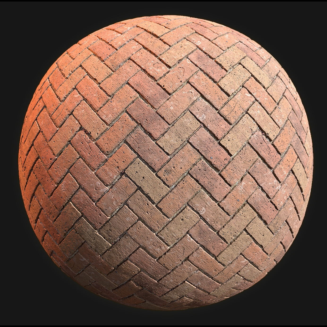 ArtStation - Herringbone Brick Material
