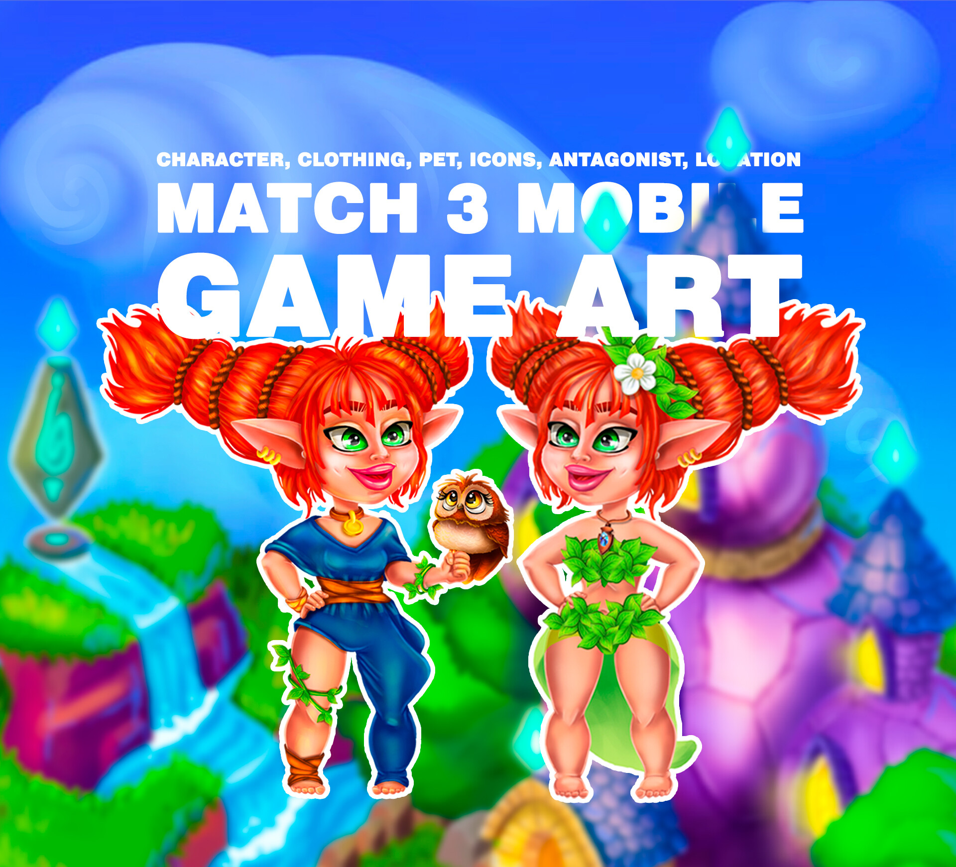 ArtStation - Match 3 Mobile Game Art