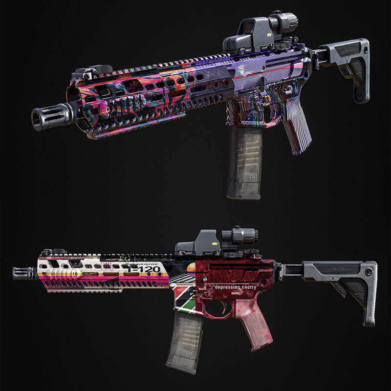 ArtStation - M13 Custom Camos (COD: MW 2019)