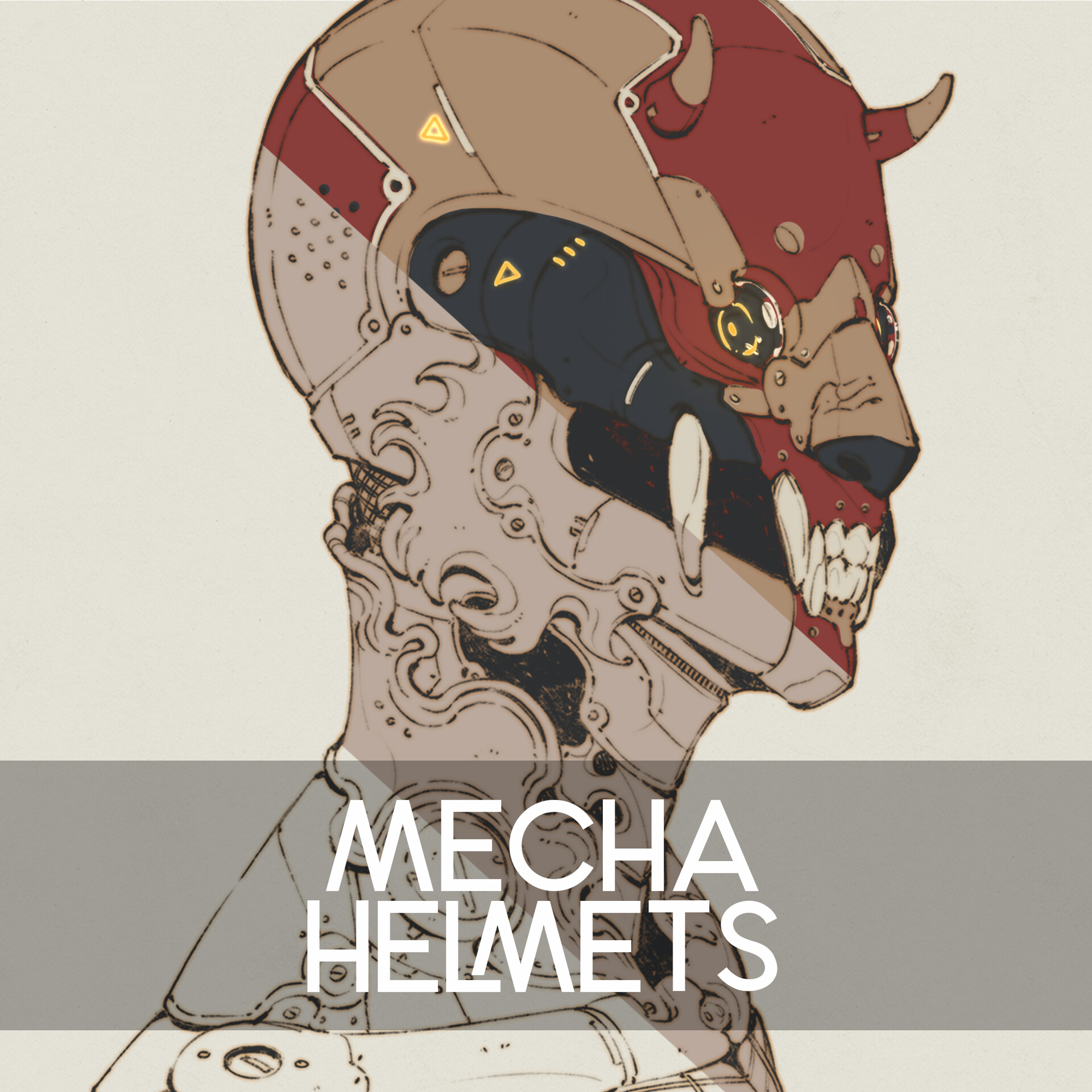 ArtStation - Mecha Helmets