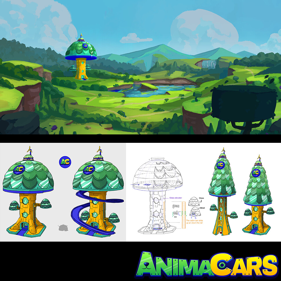 ArtStation - AnimaCars - World building