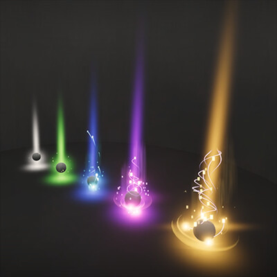 ArtStation - Unity Loot Drop VFX