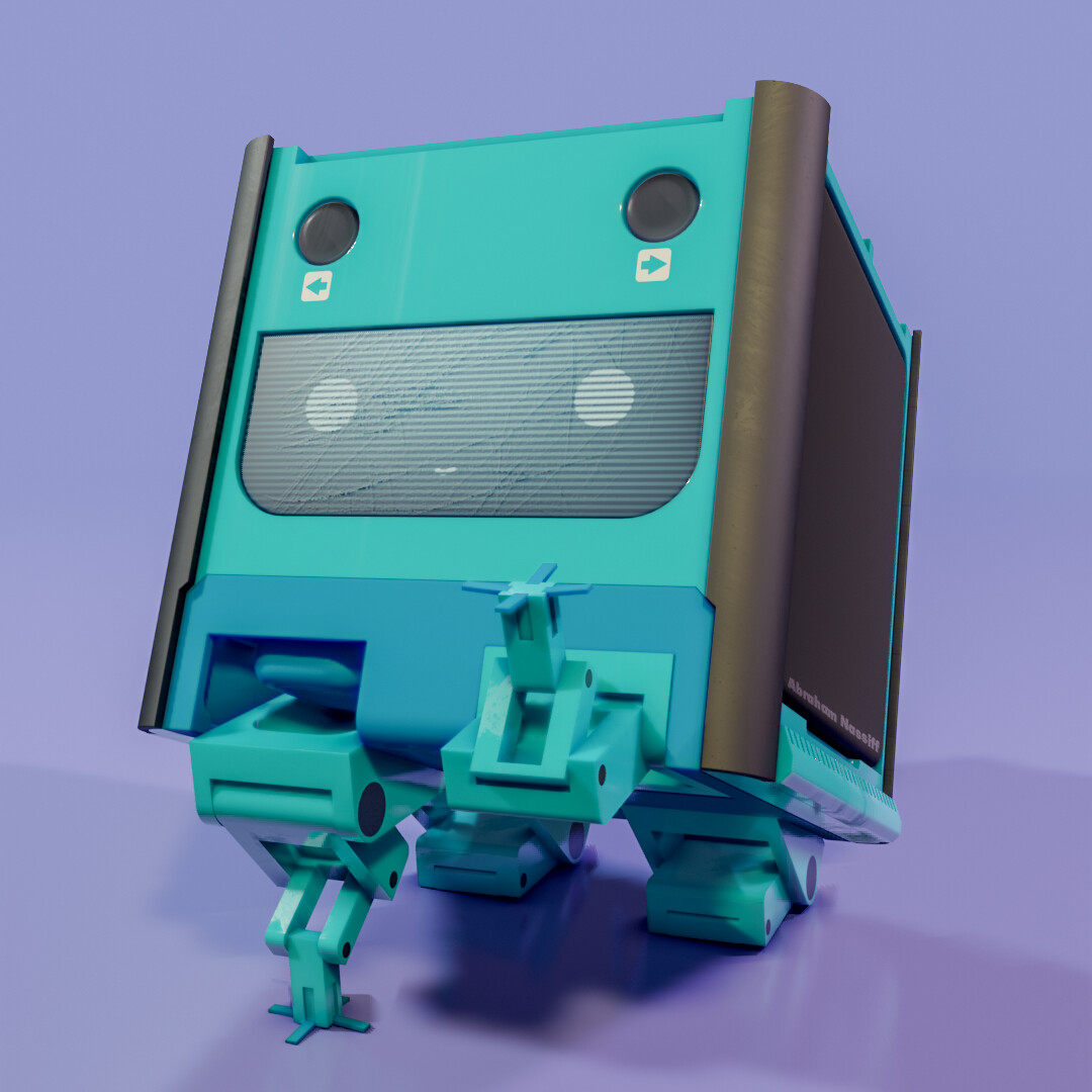 ArtStation - Cup Holder Boxbot